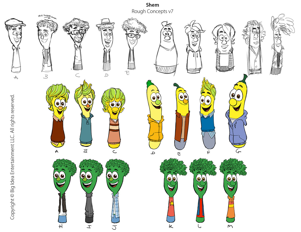 VeggieTales 'Noah' Concepts - Cedric Hohnstadt Illustration